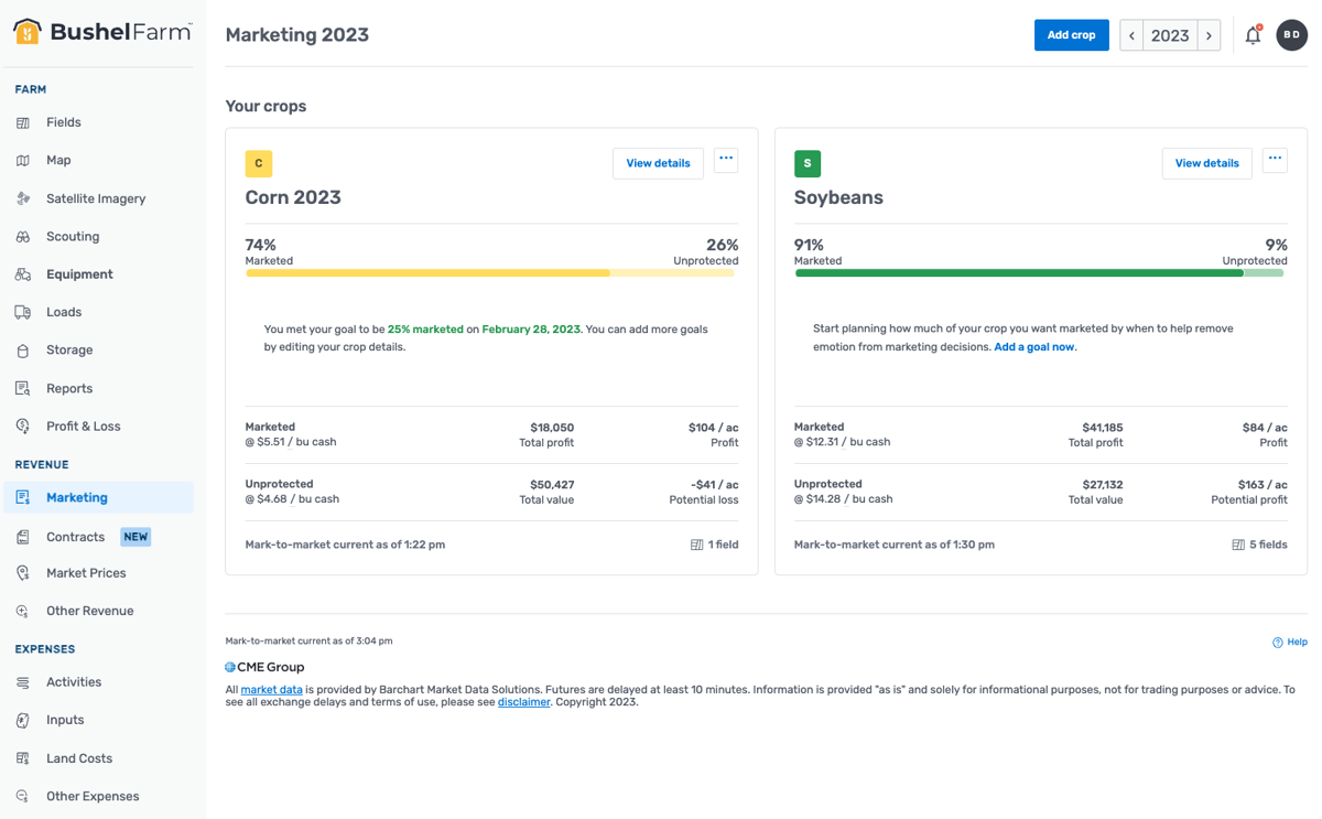 Introducing Bushel Farm's new Contracts feature. Goodbye manual entry ...